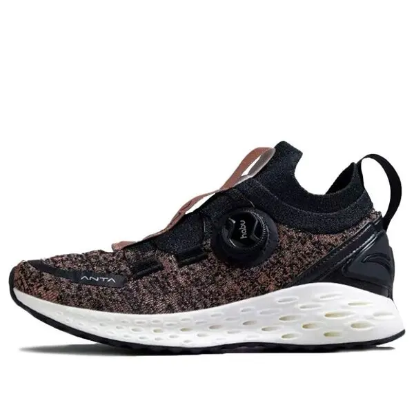 ANTA X Nasa Flashfoam Low "black Hole Technology" Sneakers - Black/brown