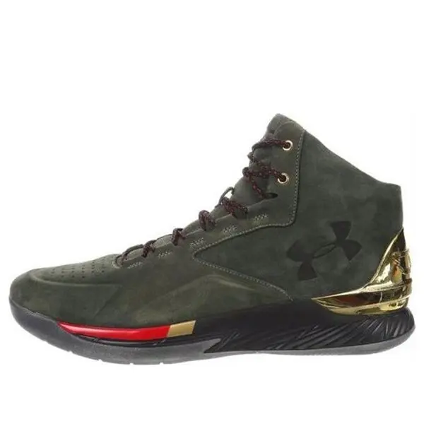 Under Armour Curry 1 Lux Mid Suede - Green
