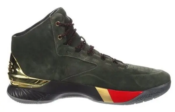 Under Armour Curry 1 Lux Mid Suede - Green