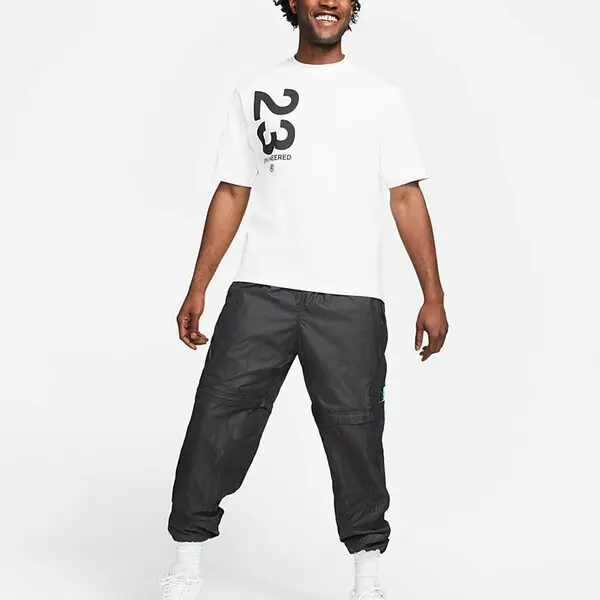 JORDAN 23 Engineered Alphabet Printing Casual Sports Round Neck Short Sleeve