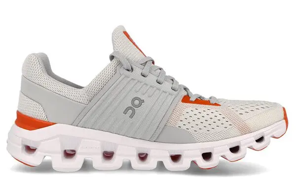 On Cloudswift Athletic Sneakers - White/flame