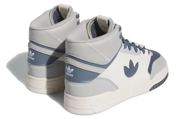 Adidas Originals Drop Step Ix High Top Sneakers - White/grey/blue