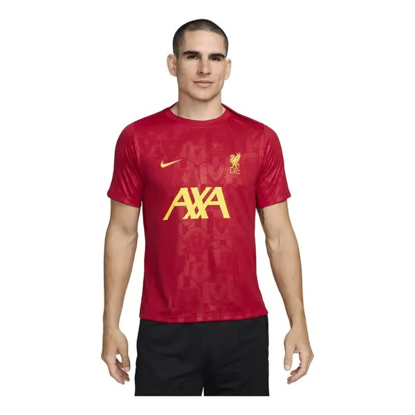 Nike Liverpool Fc Academy Pro Dri-fit Soccer T-shirt - Red