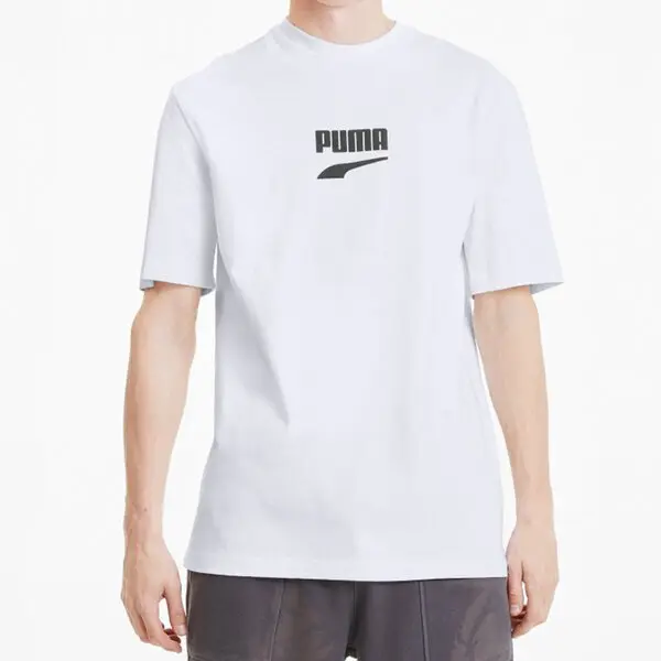 PUMA Downtown Classical Logo Short Sleeve Tee