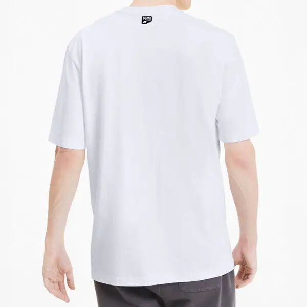 PUMA Downtown Classical Logo Short Sleeve Tee