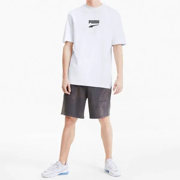 PUMA Downtown Classical Logo Short Sleeve Tee