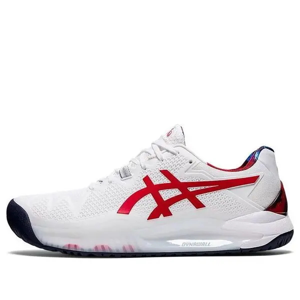 Asics Gel Resolution 8 Le Athletic Shoes - White/red