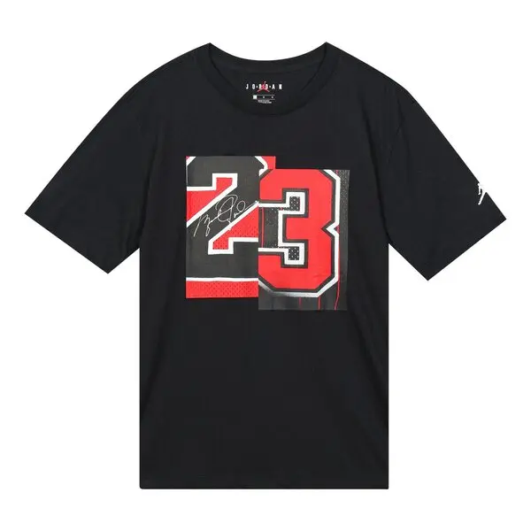 JORDAN 23 Graphic Short Sleeve T-shirt - Black