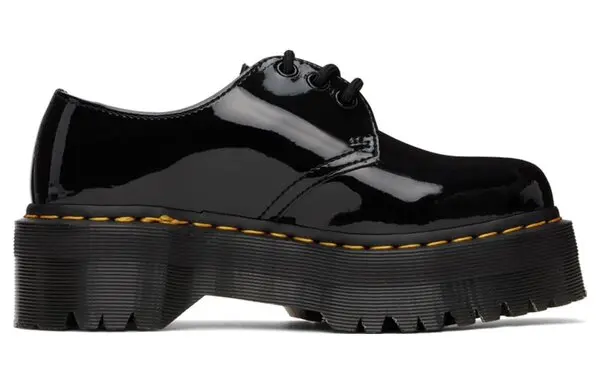 Dr. Martens 1461 Patent Leather Platform - Black