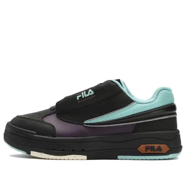 FILA Mix Low Skate Shoes - Black/white/blue
