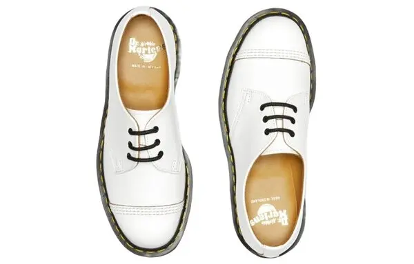 Dr. Martens 1461 Bex Made In England Toe Cap Oxford - White