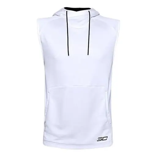 Under Armour Curry Sleeveless Hoodie - White