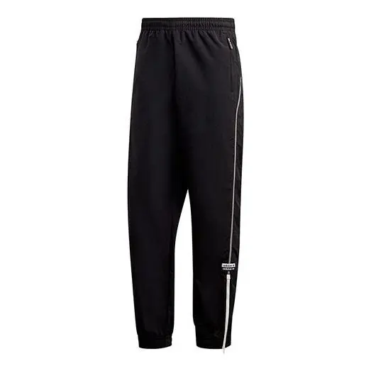 Adidas Trackpant Zipper Side Sports Pants - Black