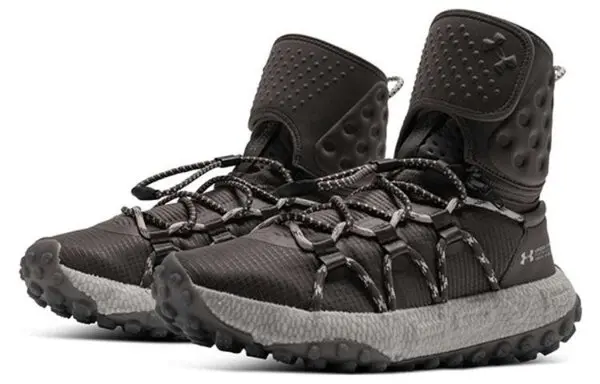 Under Armour Hovr Summit Fat Tire Cuff Athletic Sneakers - Grey/black