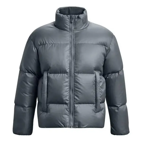 Under Armour Coldgear Infrared Puffer Jacket - Grey/blue