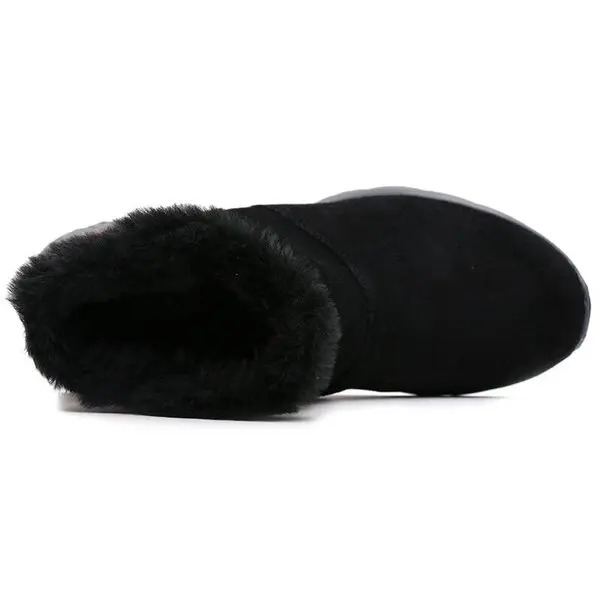 Sketchers On-the-go Casual Boots With Fur Trim