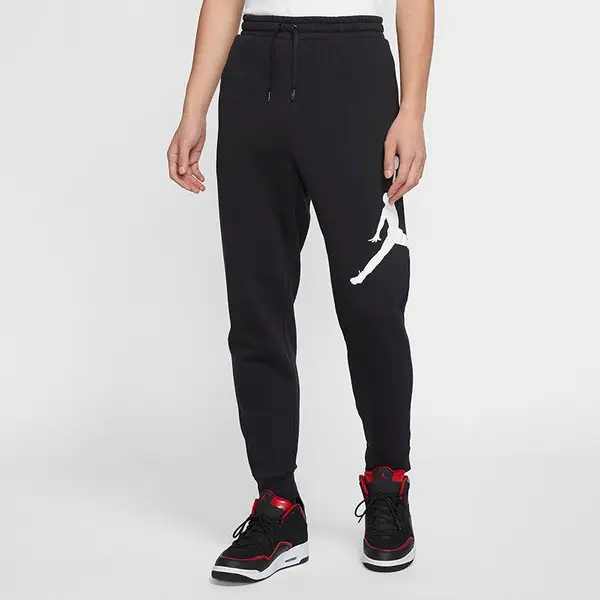 JORDAN Jumpman Fleece Casual Long Pants - Black
