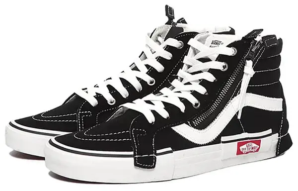 VANS Sk8-hi Reissue Cap High Top Sneakers - Black/white