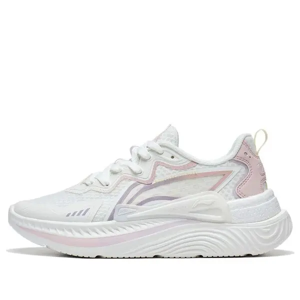 LI-NING Qingyou Athletic Sneakers - White/pink