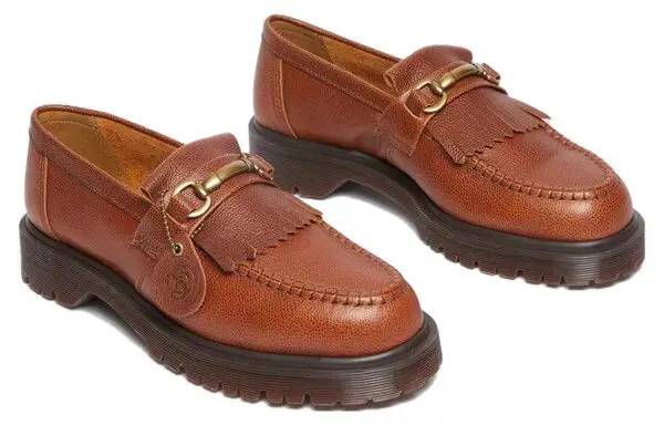 Dr. Martens Adrian Snaffle Westminster Leather Loafers - Whiskey