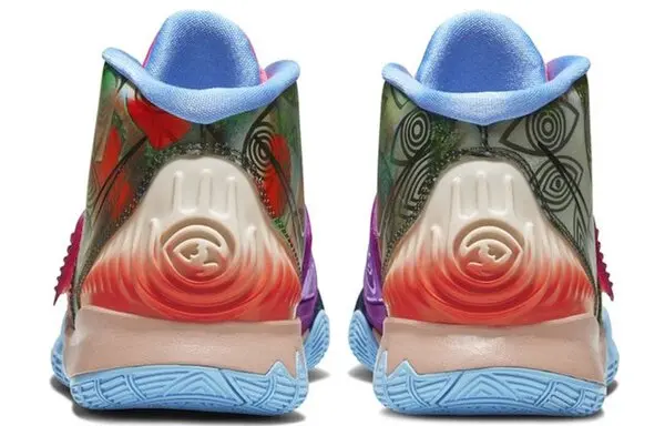 Nike Kyrie 6 Preheat "heal The World" Sneakers - Red/blue