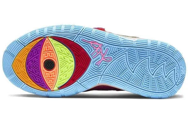 Nike Kyrie 6 Preheat "heal The World" Sneakers - Red/blue
