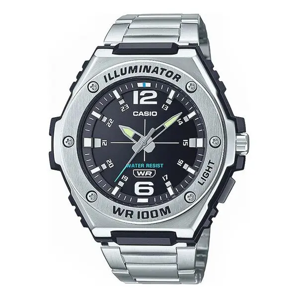 Casio Illuminator Analog Watch - Silver