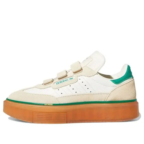 Adidas Ivy Park X Super Sleek 3 Strap Sneakers - White/green