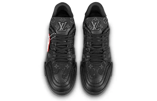 LOUIS VUITTON X Nigo Trainers 'black Denim - Black/grey