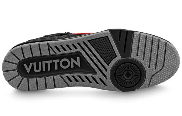 LOUIS VUITTON X Nigo Trainers 'black Denim - Black/grey
