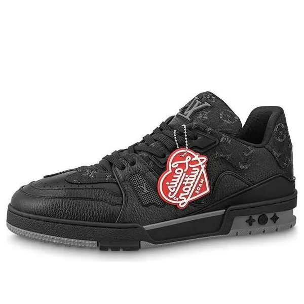LOUIS VUITTON X Nigo Trainers 'black Denim - Black/grey
