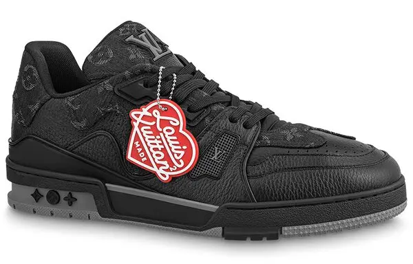 LOUIS VUITTON X Nigo Trainers 'black Denim - Black/grey