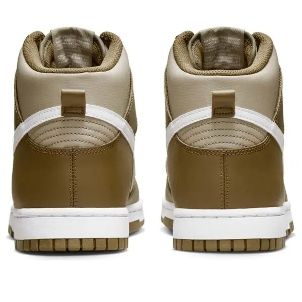Nike Dunk High Casual Lace-up Sneakers - White/brown