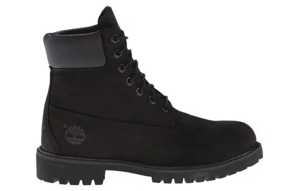 Timberland Premium 6-inch Waterproof Nubuck Lace-up Boots - Black
