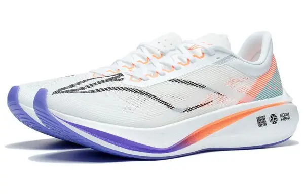 LI-NING Feidian 3 Challenger Athletic Sneakers - White/purple/red