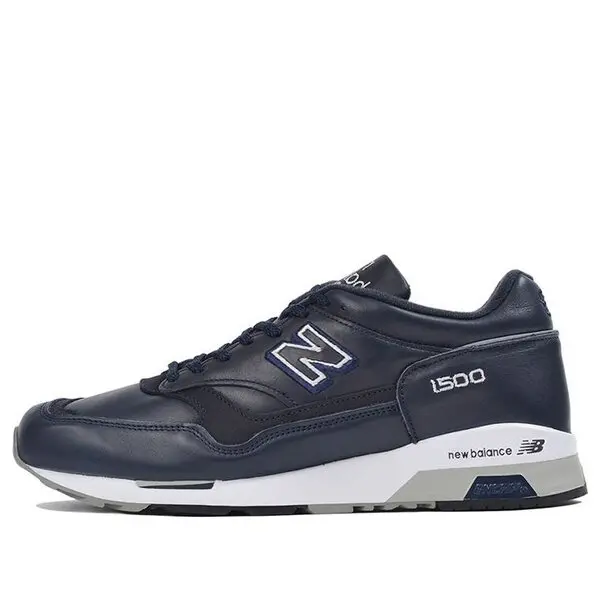 NEW BALANCE 1500 Leather Lace-up Sneakers - Blue