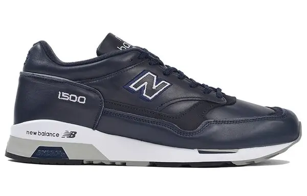 NEW BALANCE 1500 Leather Lace-up Sneakers - Blue