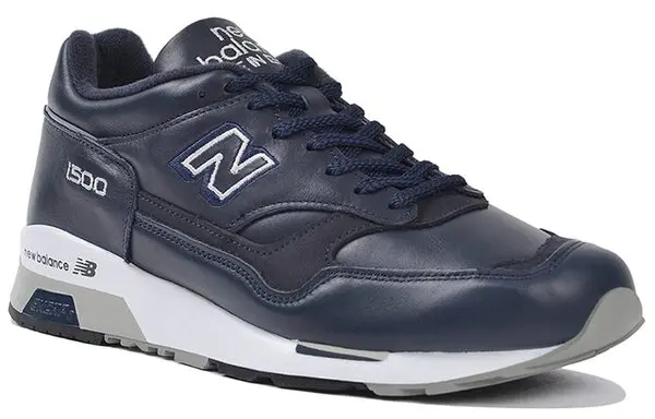 NEW BALANCE 1500 Leather Lace-up Sneakers - Blue