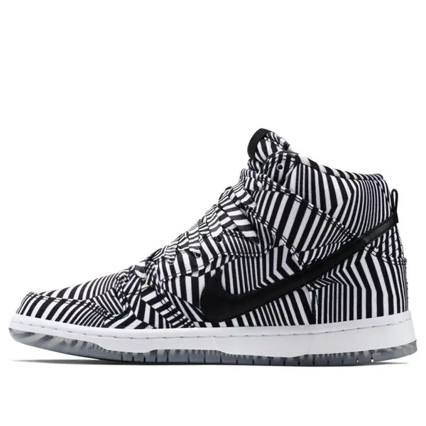 Nike Dunk High Premium "concept Car" Sneakers - White/black