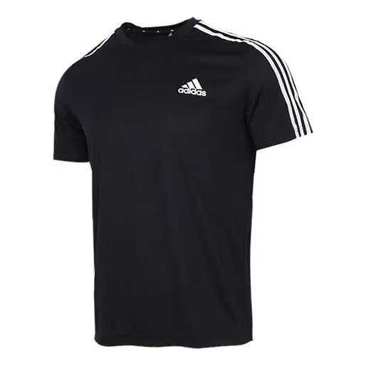 Adidas 3-stripes Casual Sports T-shirt - Black