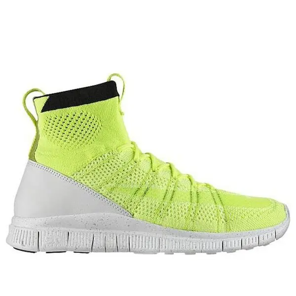Nike Htm Free Mercurial Superfly High Top Sneakers - White/green