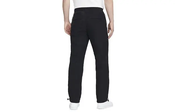 Nike Solid Color Bundle Feet Sports Pants/trousers/joggers Black