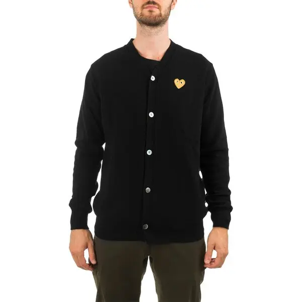 Play Comme Des Garcon Cardigan - Black