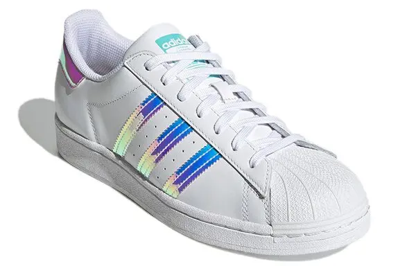 Adidas Superstar " Iridescent" Sneakers - White