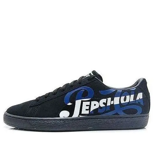 PUMA Pepsi X Suede Classic Low Top Sneakers - Black