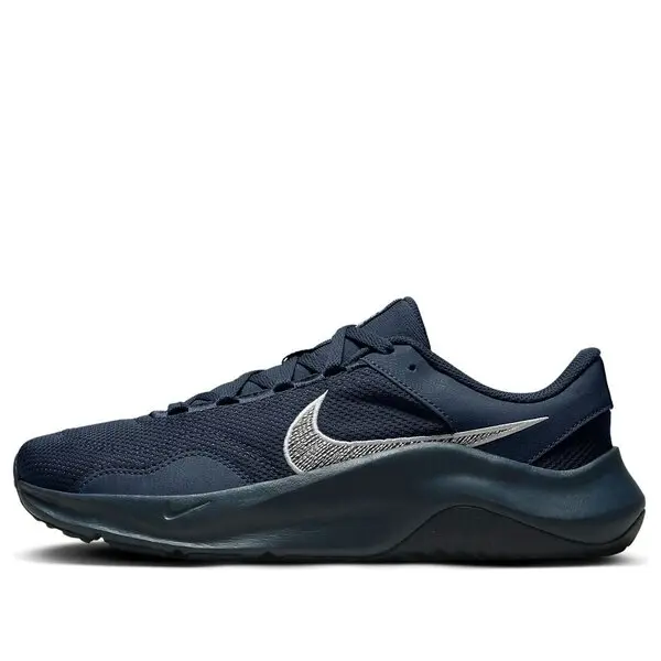 Nike Legend Essential 3 Next Nature Athletic Sneakers - Obsidian/obsidian/lime Blast