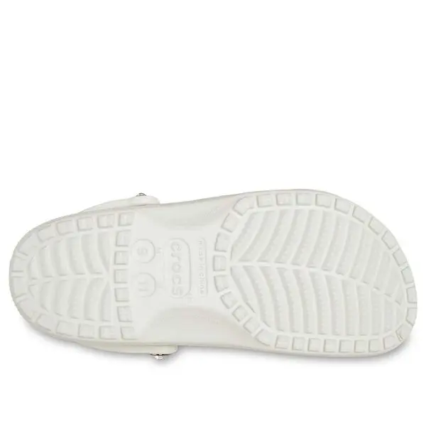 CROCS X Swarovski Embellished Classic Clogs - Ivory