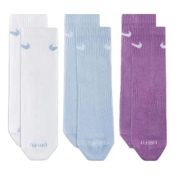 Nike Lightweight Ankle Sports Training Socks 3 Pack - Multi-color