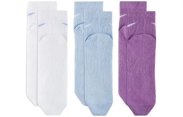 Nike Lightweight Ankle Sports Training Socks 3 Pack - Multi-color