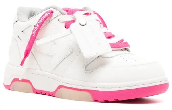 Off-White Out Of Office Low-top Sneakers - Pink/white